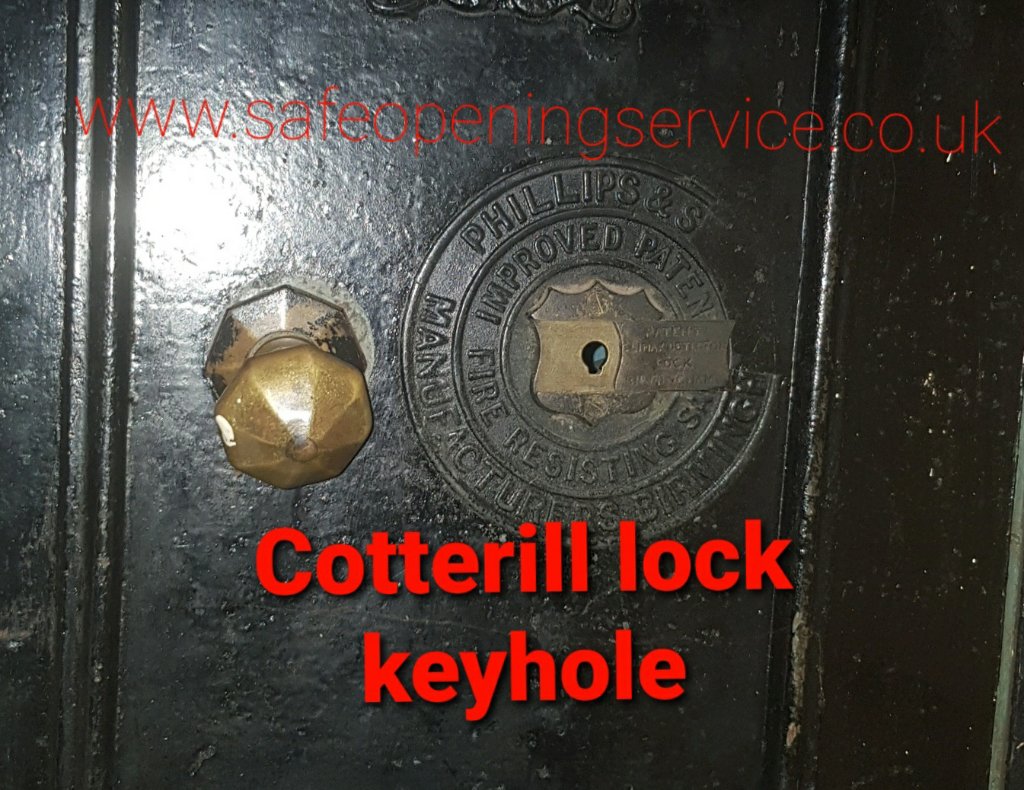 Antique Safe Keyhole I.D. - Alan Morgan Master Locksmiths